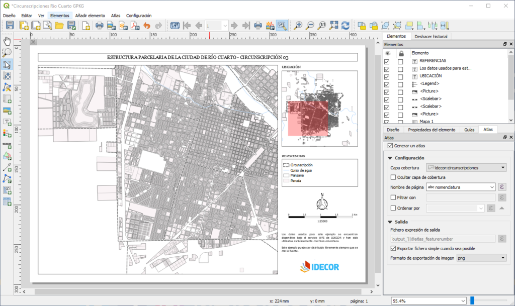 QGIS 3 y el nuevo compositor de mapas – www.idecor.gob.ar