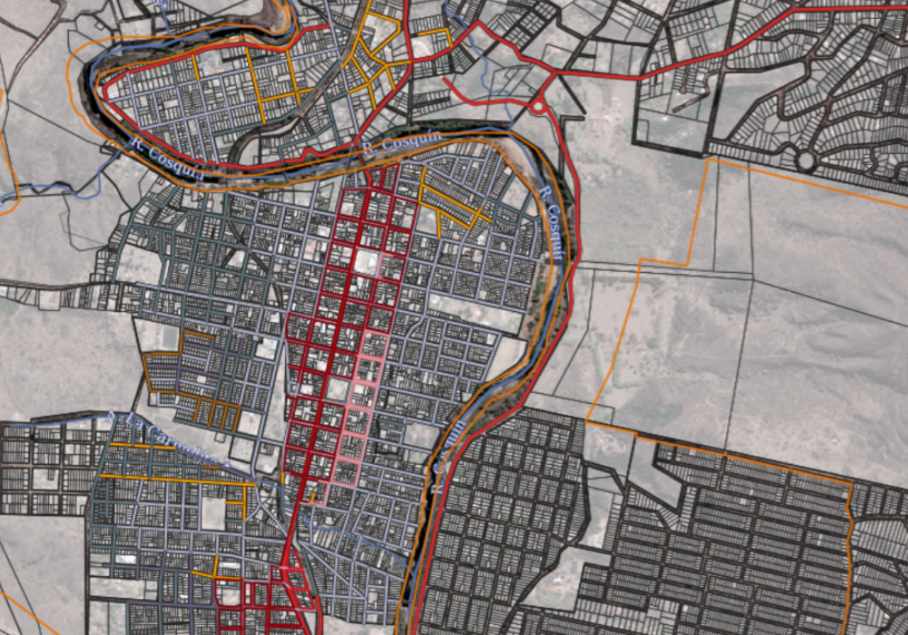 Mapa | Infraestructura y Servicios_Cosquín - Idecor