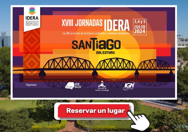Jornadas IDERA 2024: el programa y cómo inscribirse - IDECOR