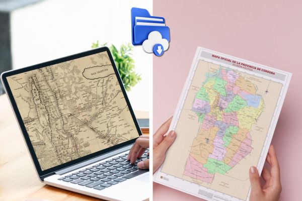 Ahora para descargar e imprimir: mapa político e históricos de la provincia - IDECOR