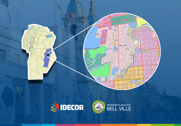 Bell Ville actualiza su mapa de Planeamiento urbano - IDECOR