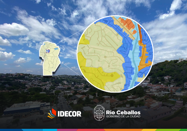 Río Ceballos publica el mapa online de uso de suelo comercial - IDECOR